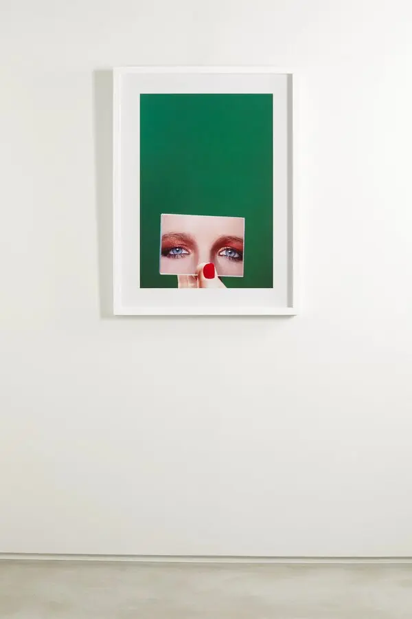 AP8.art Guy Bourdin Framed Print - Green