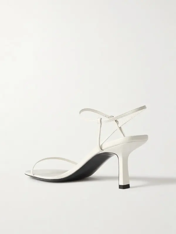 THE ROW Bare Leather Sandals - White