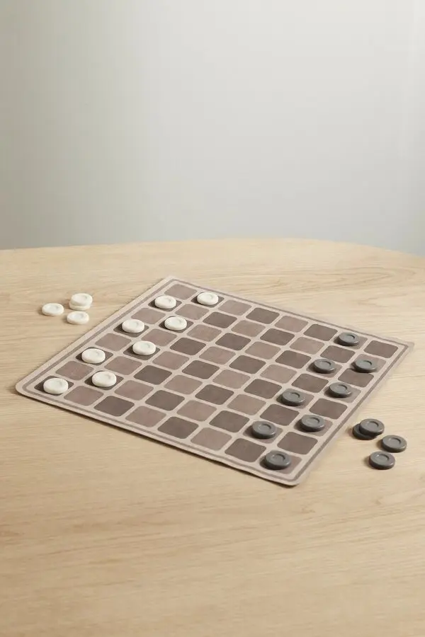 Brunello Cucinelli Checkers Set - Neutrals