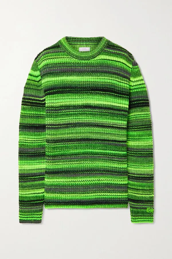 ERL Striped Wool-blend Sweater