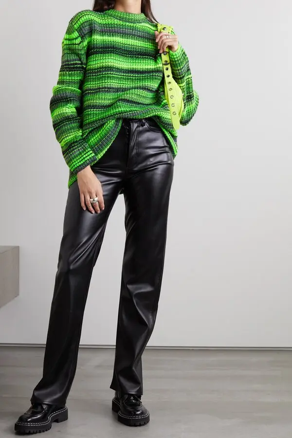 ERL Striped Wool-blend Sweater