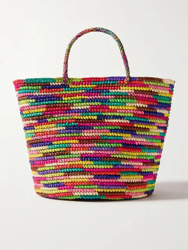 SENSI STUDIO Large Straw Tote