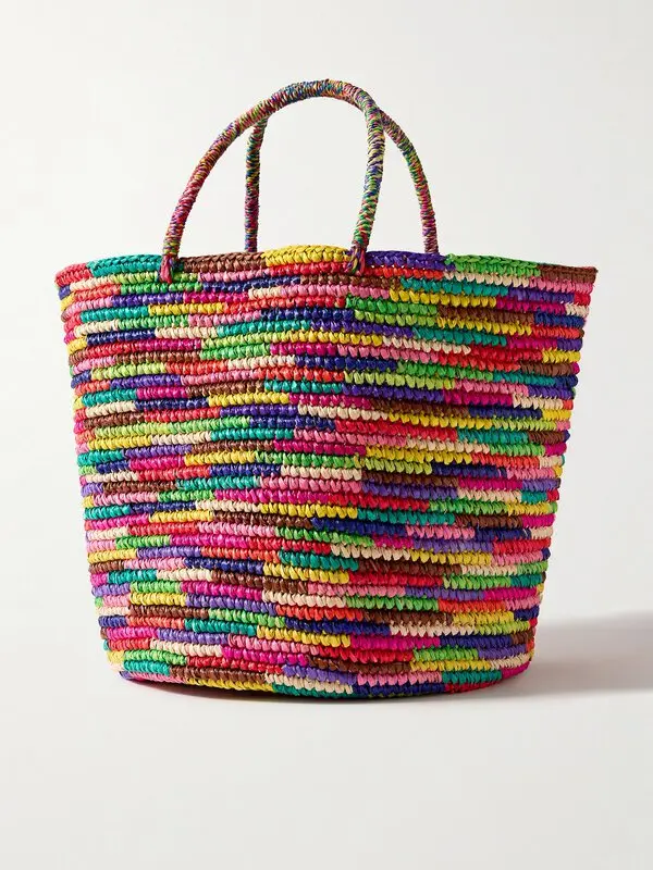 SENSI STUDIO Large Straw Tote