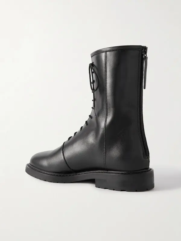 Legres 08 Leather Ankle Boots - Black