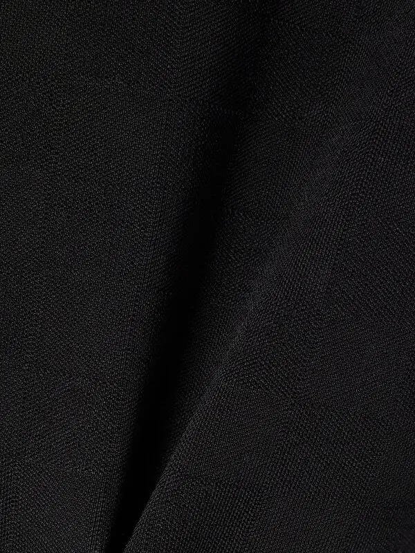 HIGH SPORT Checked Stretch-knit Cropped Pants