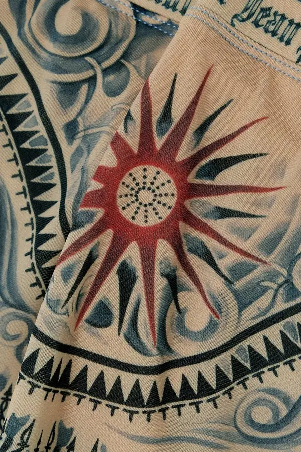 JEAN PAUL GAULTIER Printed Mini Skirt