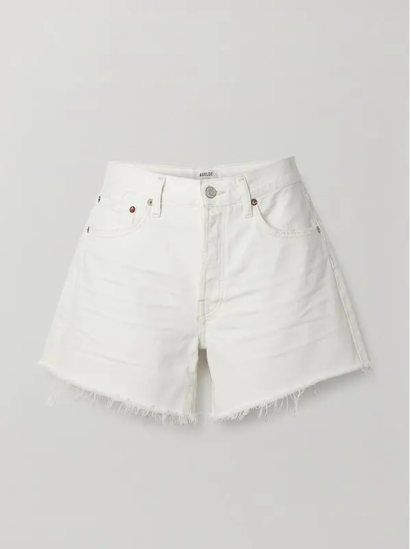 AGOLDE Parker Long Denim Shorts