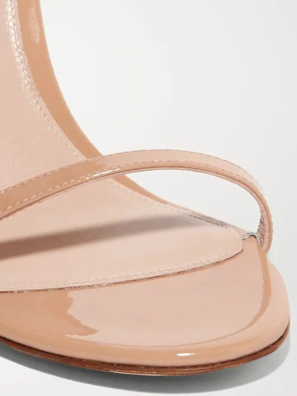 STUART WEITZMAN Nudistsong Patent-leather Sandals