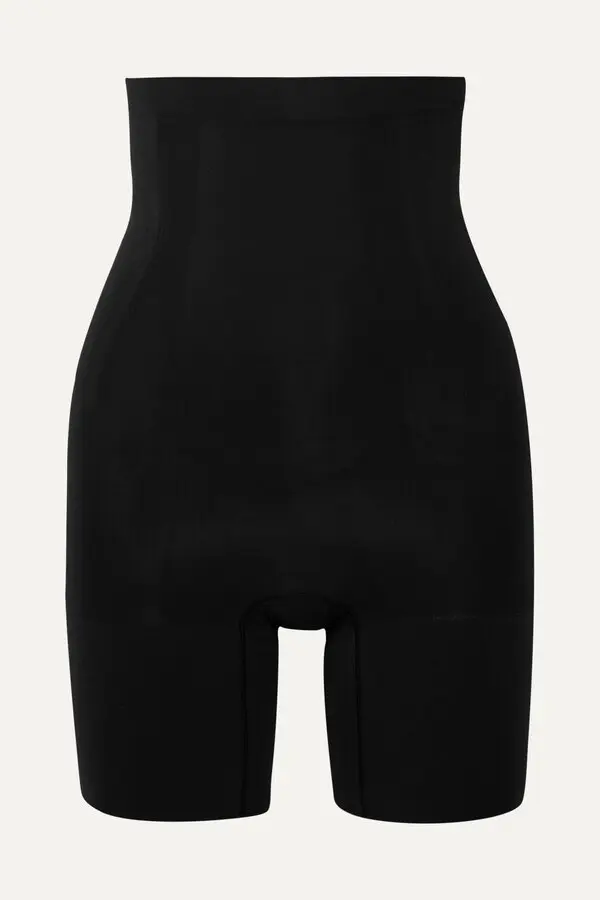 Spanx Spanxsculpt Oncore Mid-thigh Shorts - Black