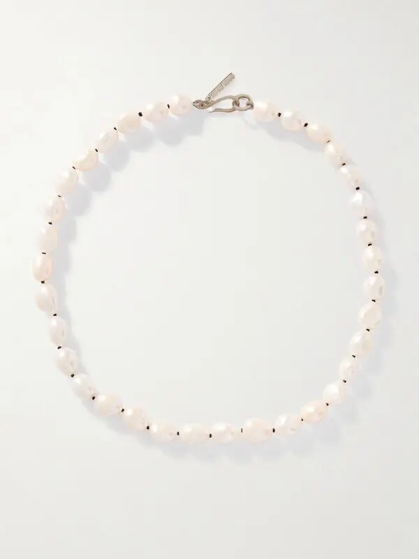 SOPHIE BUHAI Silver And Pearl Necklace - White