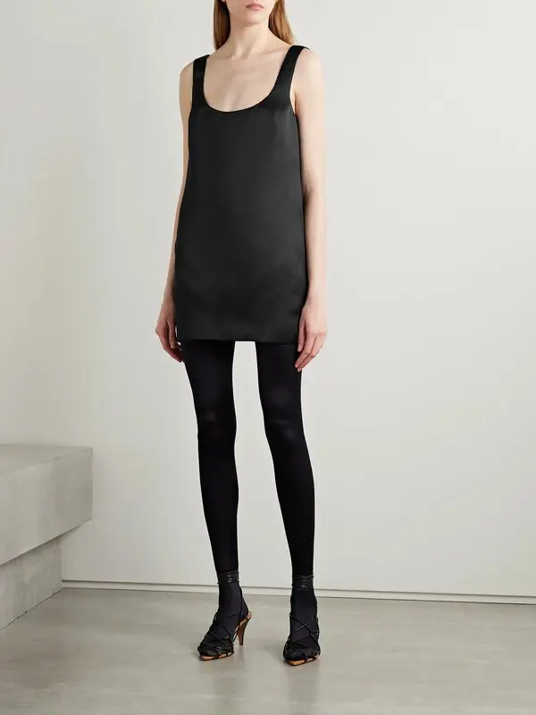 Khaite Pranta Silk-gazar Mini Dress