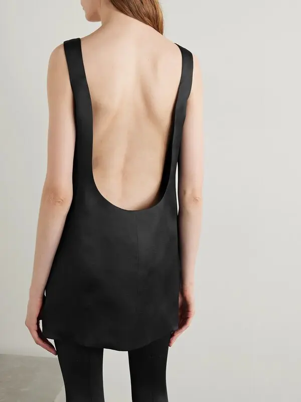 Khaite Pranta Silk-gazar Mini Dress