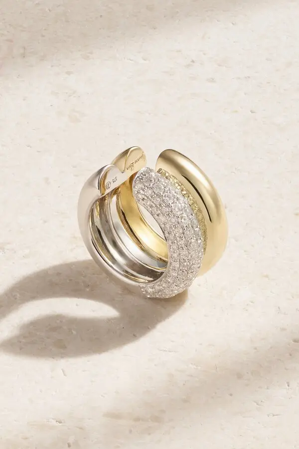 Yvonne Léon 9-karat Diamond Ear Cuff - Gold