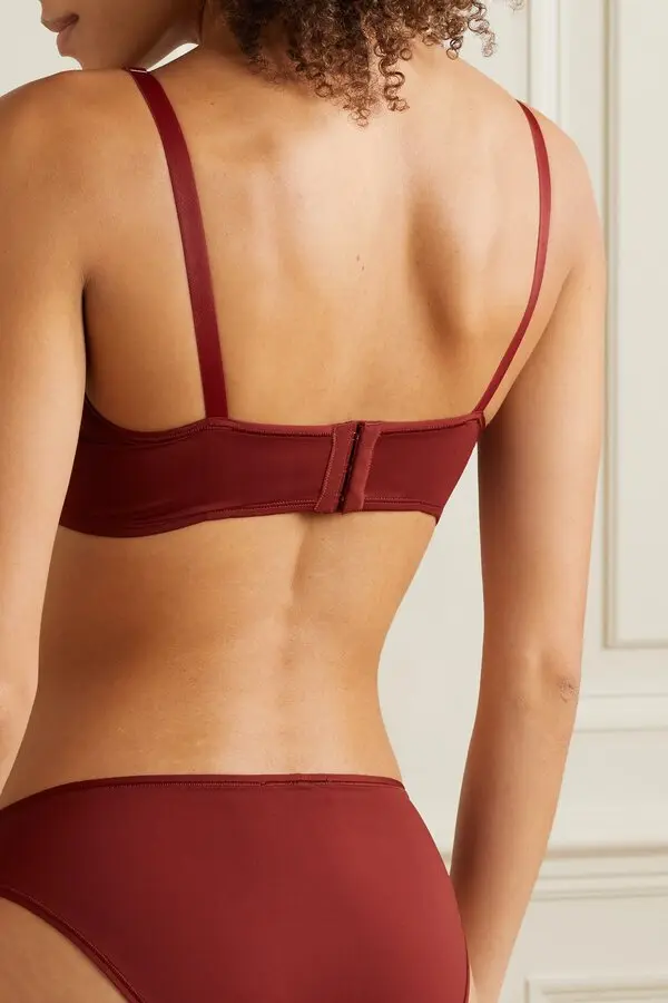 ERES Ilona Stretch-jersey Underwired Soft-cup Bra - Burgundy