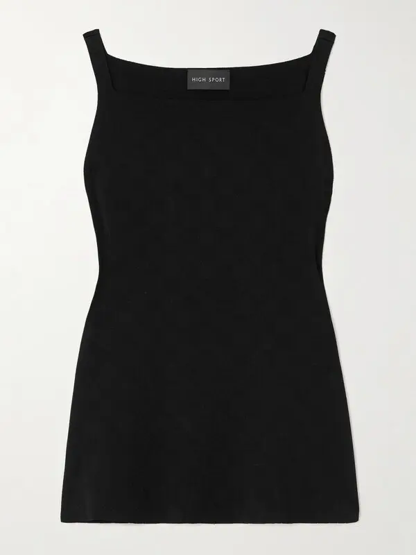 HIGH SPORT Asher Jacquard-knit Top