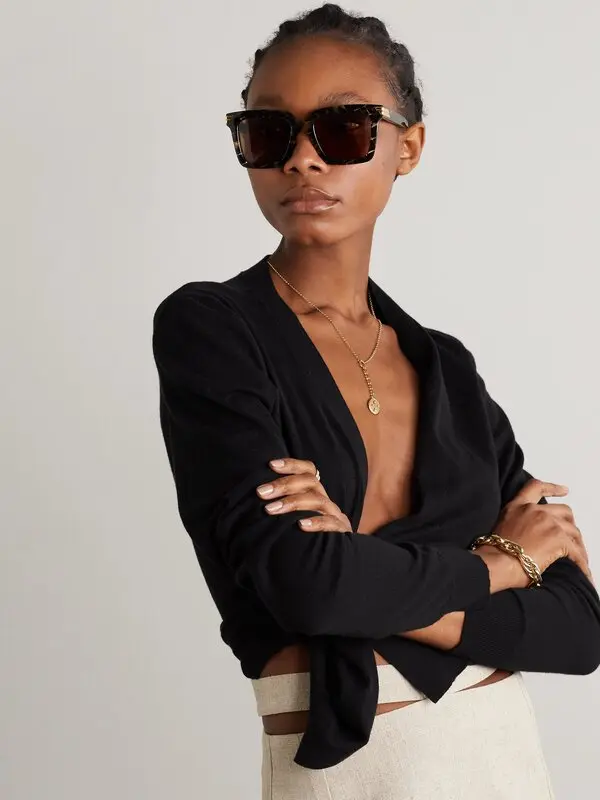 Bottega Veneta Oversized Square Sunglasses