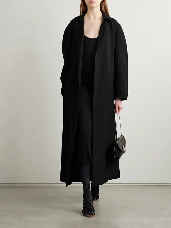 Khaite Leesal Jersey Midi Dress - Black