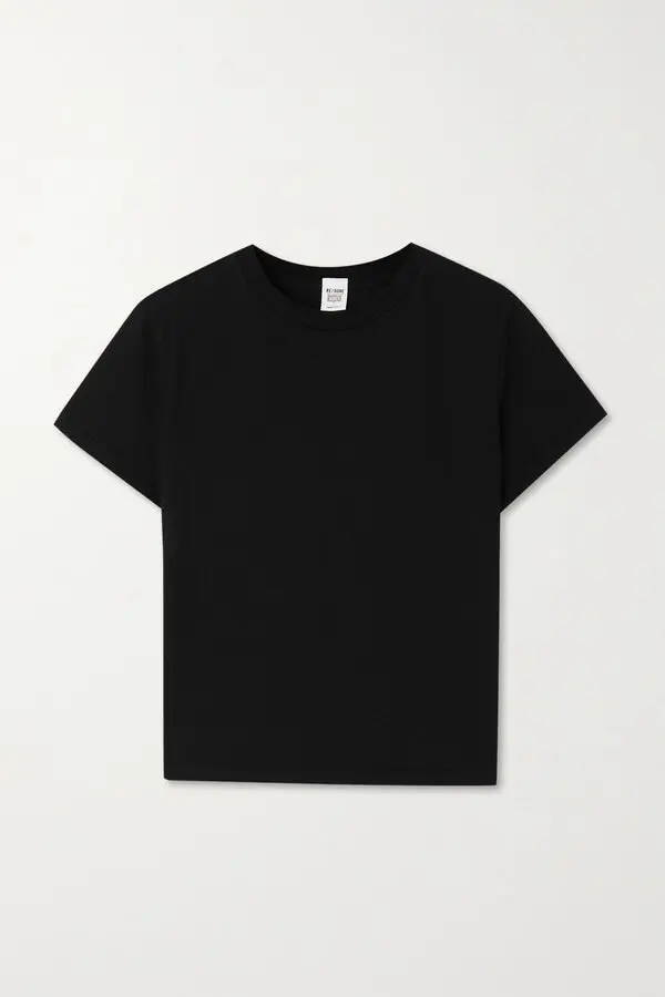 RE/DONE Recycled Cotton-jersey T-shirt