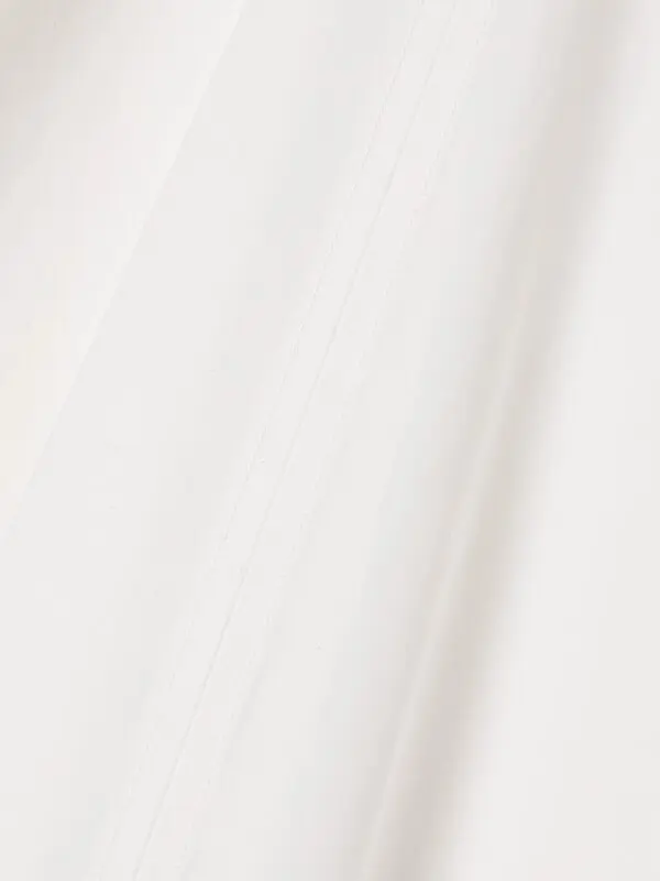 Khaite Renta Cotton-poplin Midi Skirt