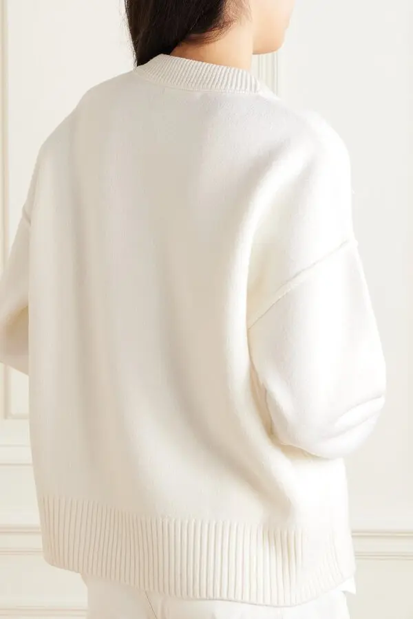 AMI Paris Intarsia Wool Sweater