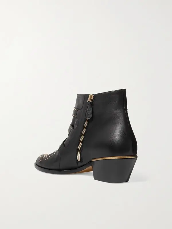 Chloé Susanna Leather Ankle Boots