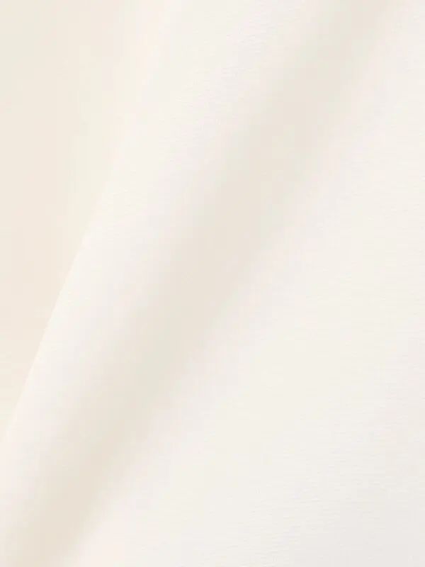 Khaite Mags Silk-gazar Mini Dress - Cream