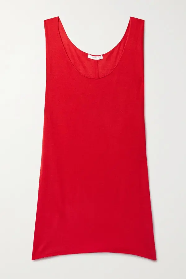 THE ROW Gannon Cashmere And Silk-blend Tank