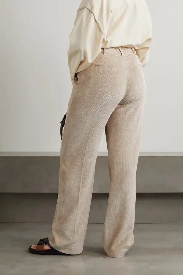 Brunello Cucinelli Corduroy Straight-leg Pants