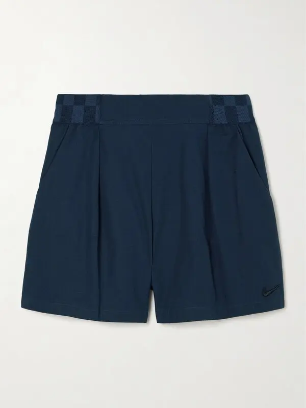 Nike Pleated Cotton-ripstop Shorts