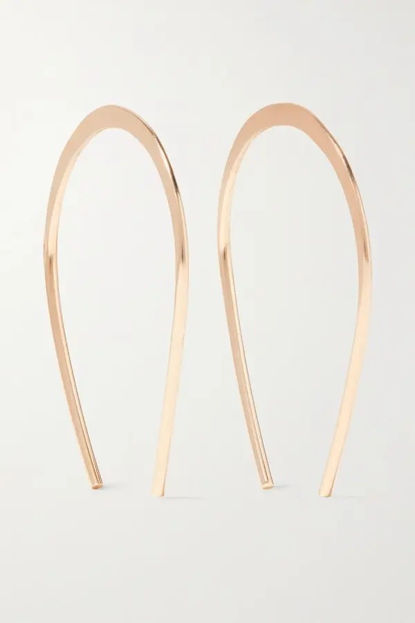 MELISSA JOY MANNING 14-karat Hoop Earrings - Gold