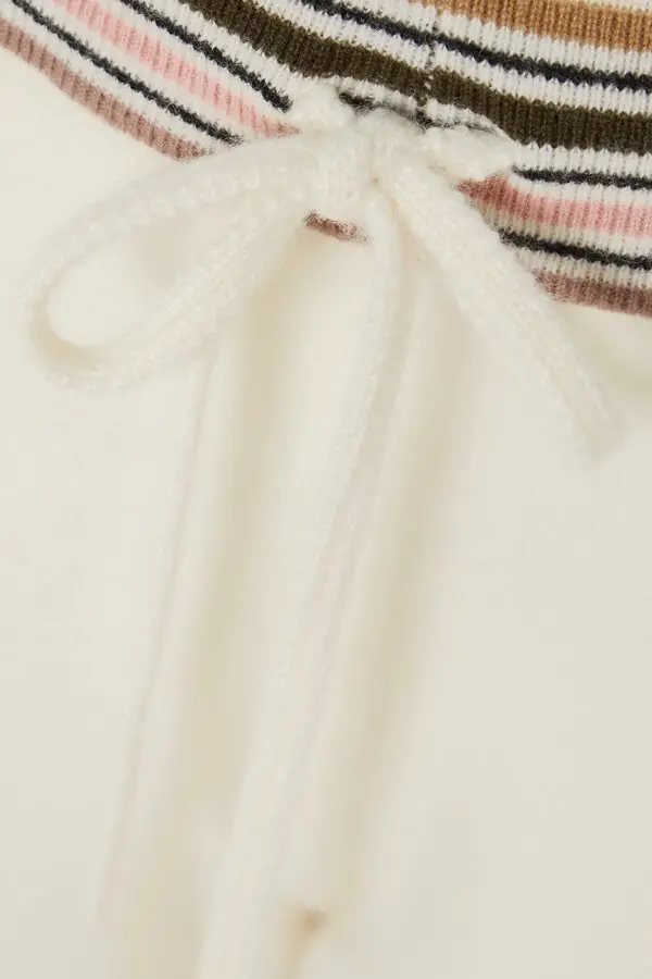 MADELEINE THOMPSON Aquarius Striped Cashmere Track Pants