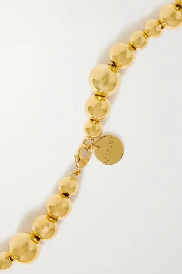 Lié Studio The Elly -plated Beaded Necklace