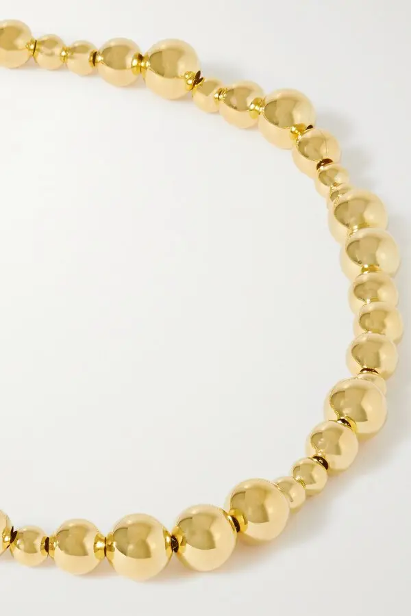 Lié Studio The Elly -plated Beaded Necklace