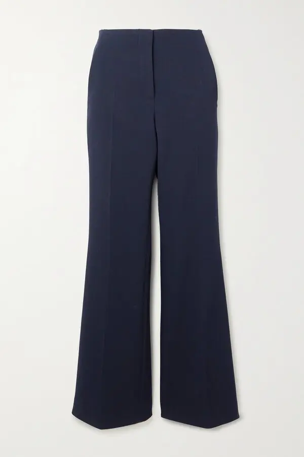 THE ROW Vasco Stretch-wool Twill Flared Pants