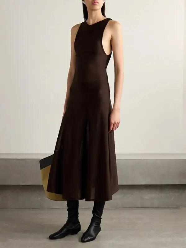 Khaite Hencil Knitted Midi Dress