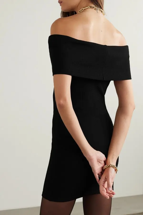 ESSE STUDIOS Omnia Off-the-shoulder Mini Dress