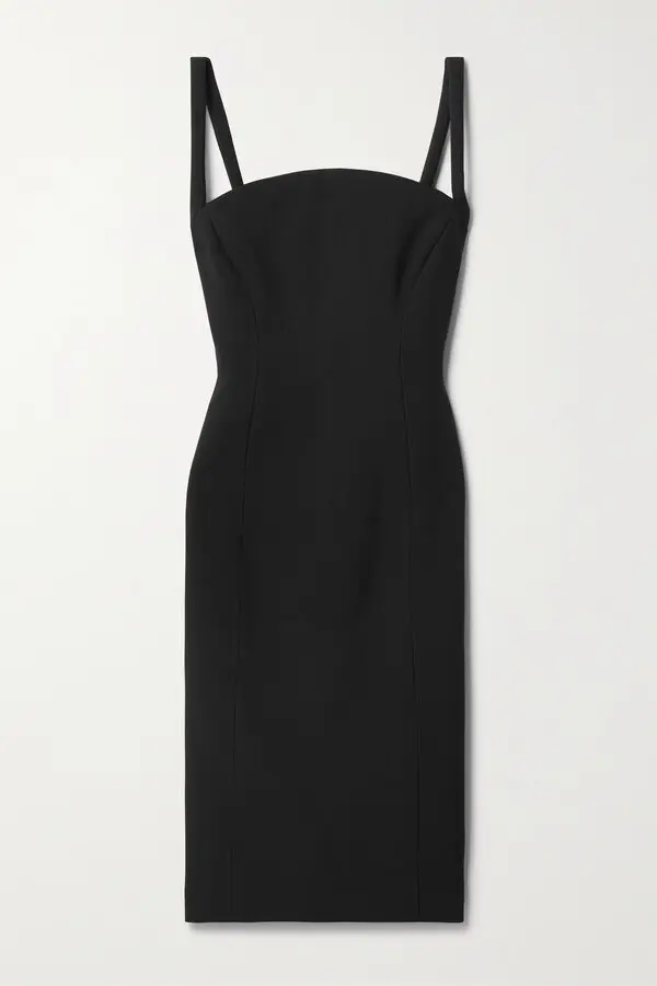 Versace Enver Crepe Midi Dress