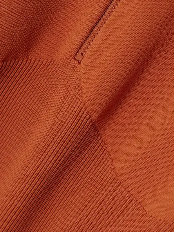 Nike Cropped Ribbed Stretch-knit Sweater