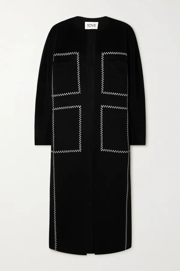 Tove Noelle Wool-blend Felt Coat