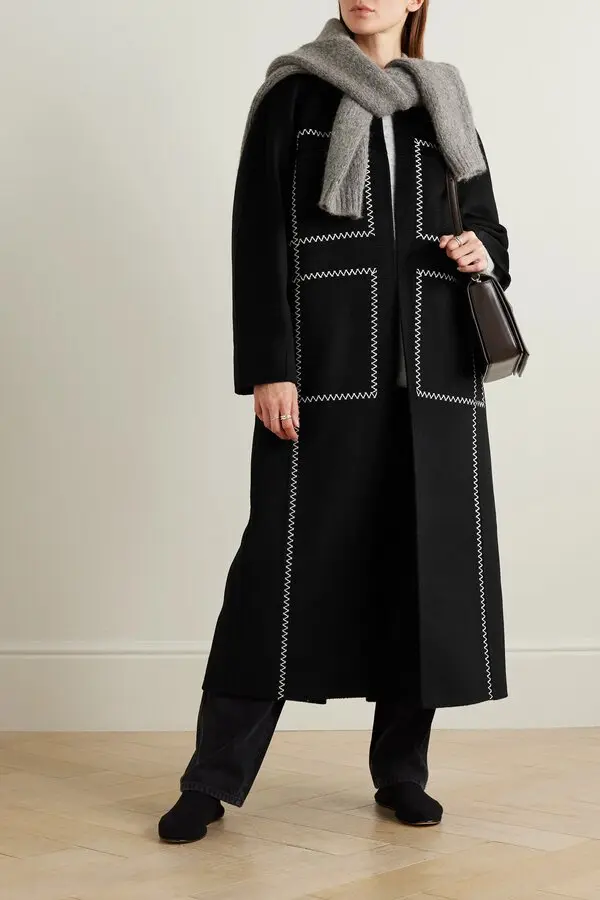 Tove Noelle Wool-blend Felt Coat