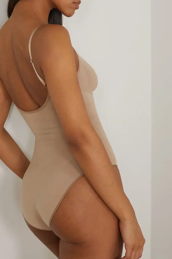 SKIMS Seamless Sculpt Brief Bodysuit - Neutrals