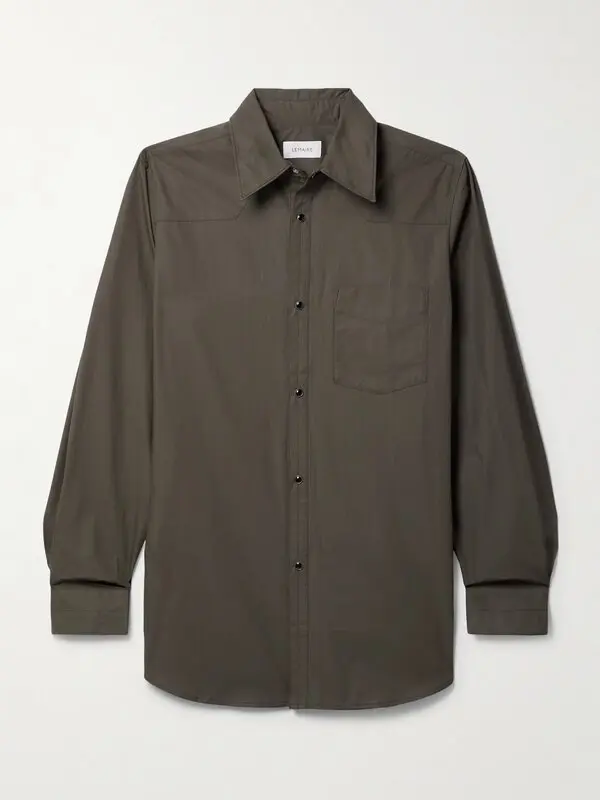 LEMAIRE Cotton-poplin Western Shirt