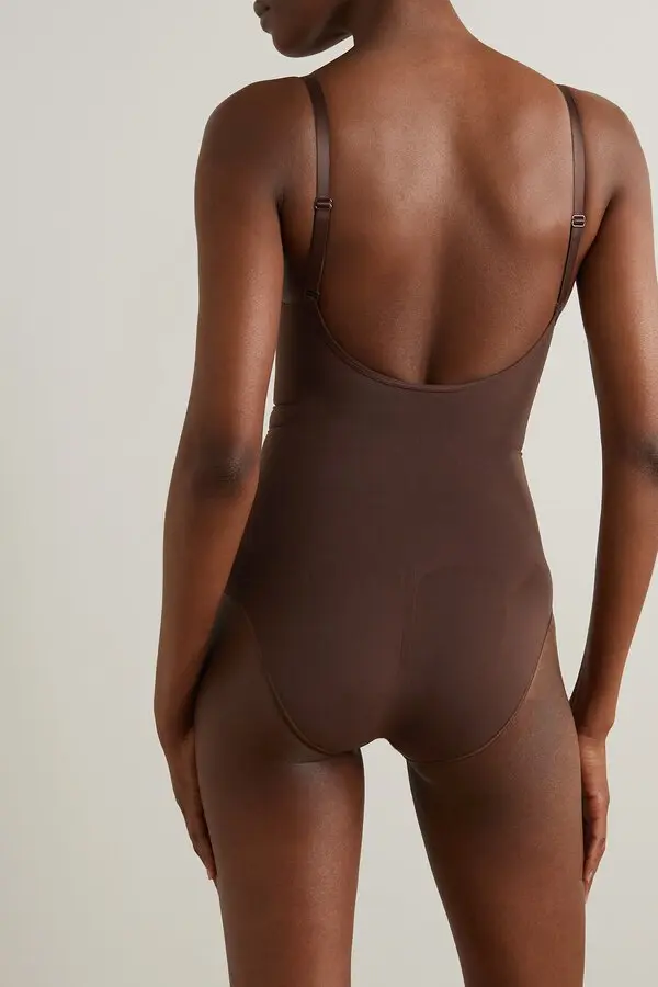 SKIMS Seamless Sculpt Brief Bodysuit - Brown
