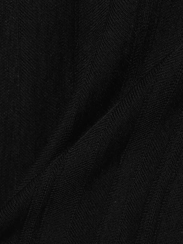 Veronica De Piante Alise Ribbed Wool Crewneck Sweater