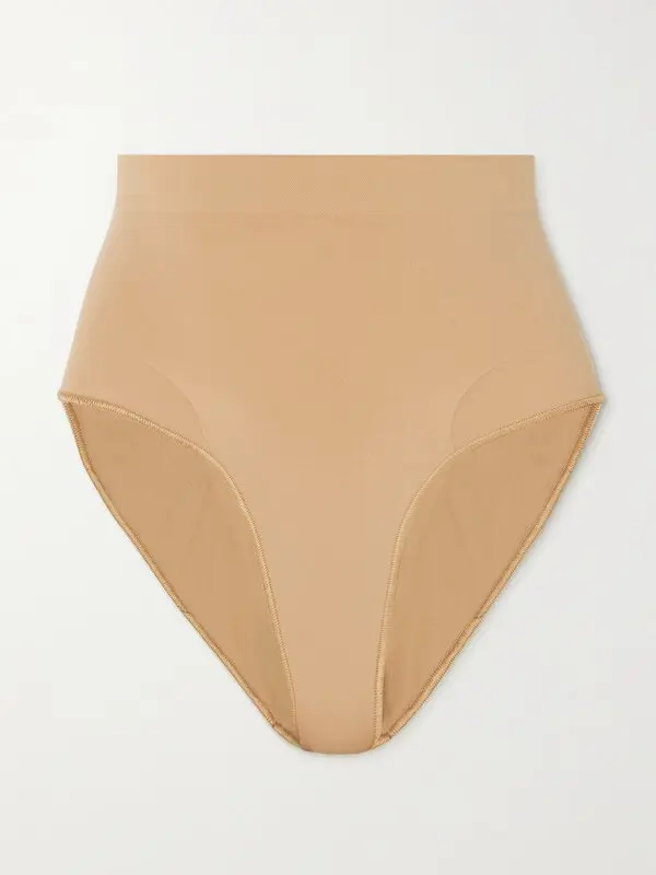 SKIMS Seamless Sculpt Sculpting Mid Waist Briefs - Neutrals