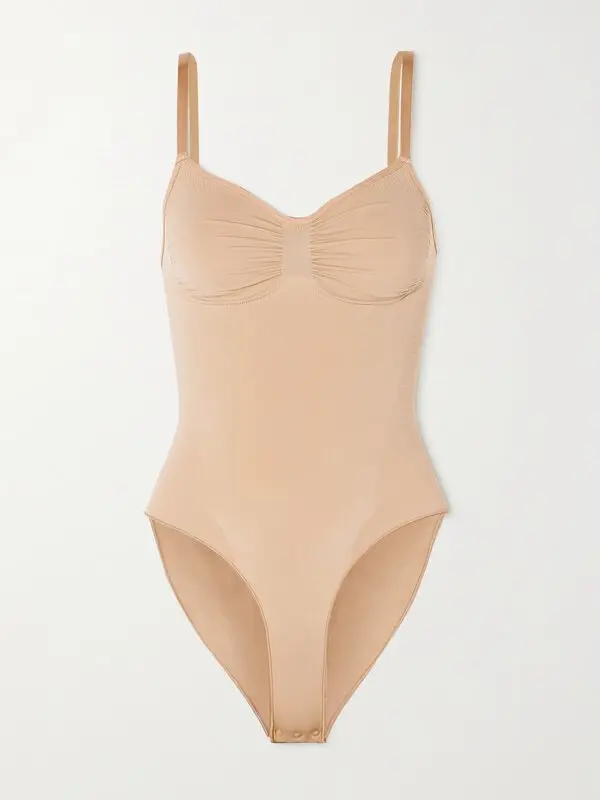 SKIMS Seamless Sculpt Brief Bodysuit - Neutrals