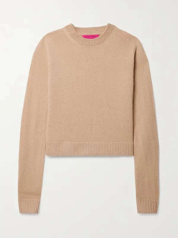 THE ELDER STATESMAN Cropped Cashmere Sweater