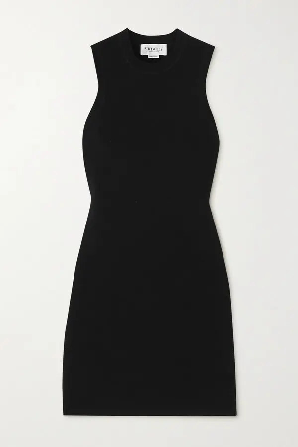 Victoria Beckham Vb Body Stretch-knit Mini Dress
