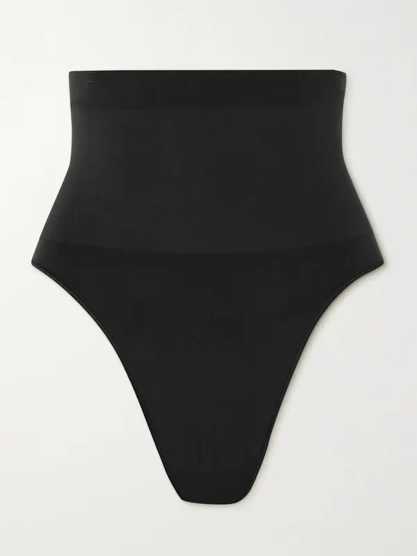 SKIMS Core Control High Waist Thong - Black