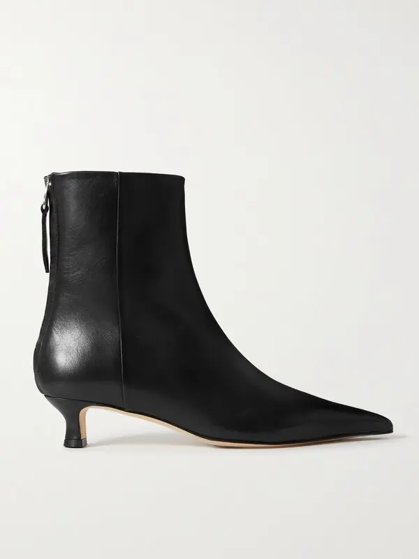 AeydĒ Zoe Leather Ankle Boots